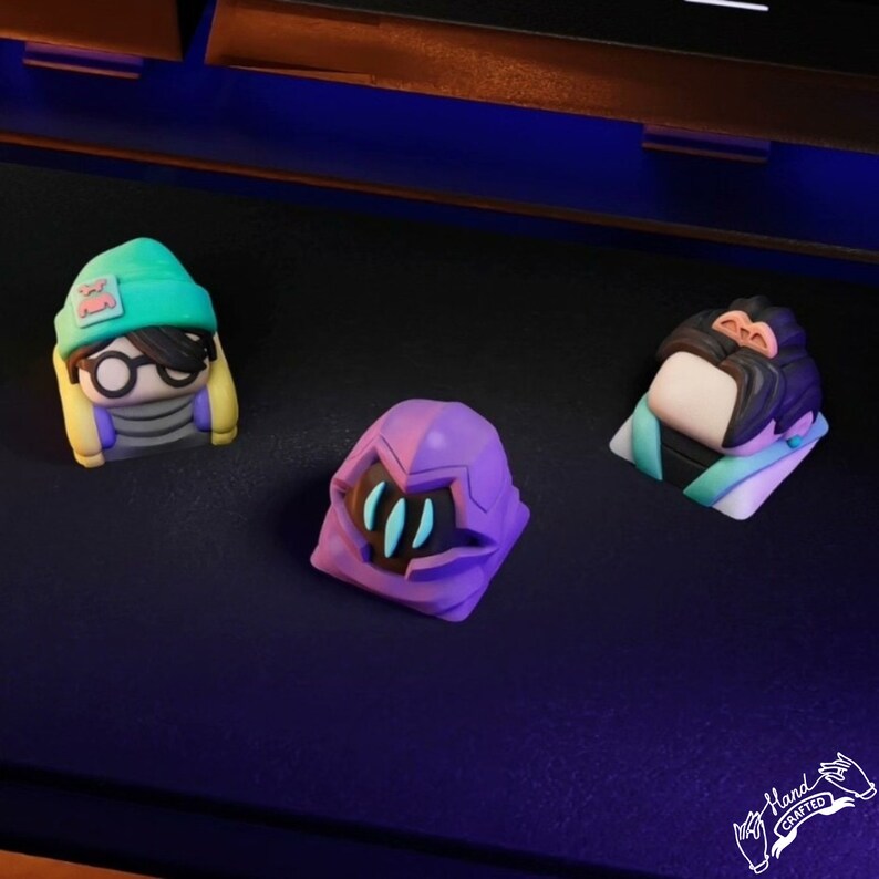 Valorant Keycaps - Gaming Keycaps, Artisan Keycap, Cute Keycaps, Anime ...