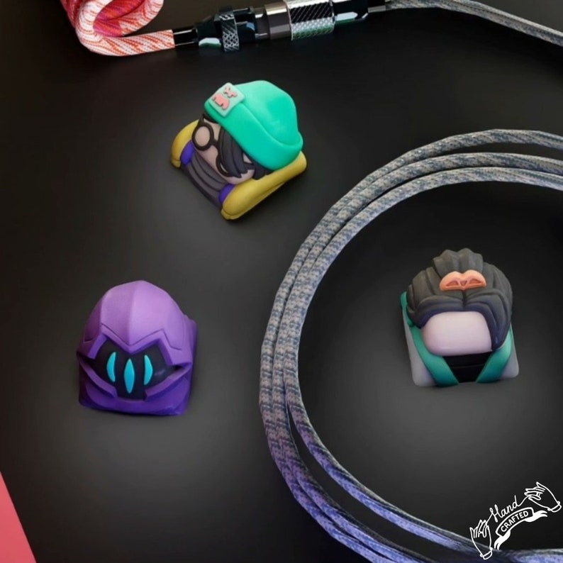 Valorant Keycaps Gaming Keycaps Artisan Keycap Cute - Etsy