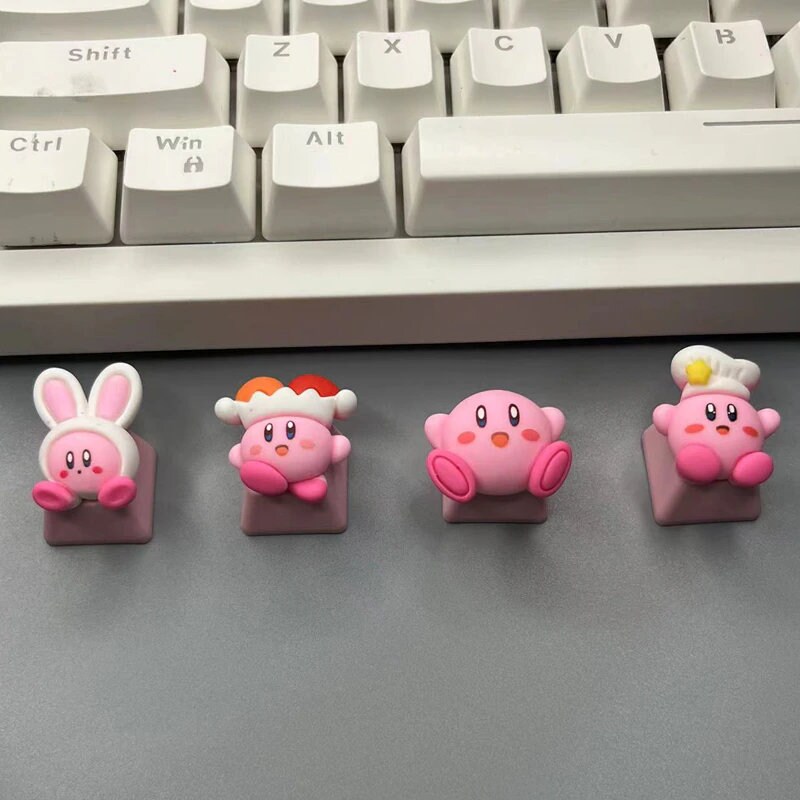 Kirby Keycaps - Kawaii Keycaps, Cherry MX Mechanical Keyboard, 3D ...