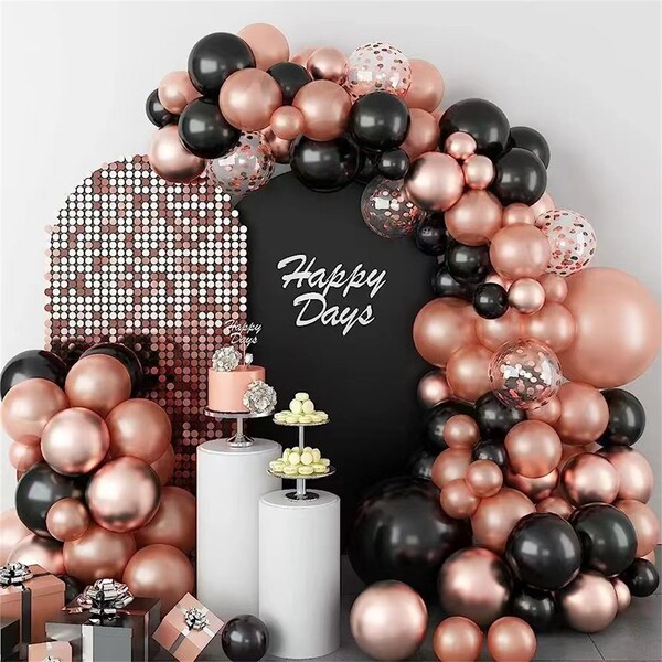 Rose Gold Balloon Arch - Etsy