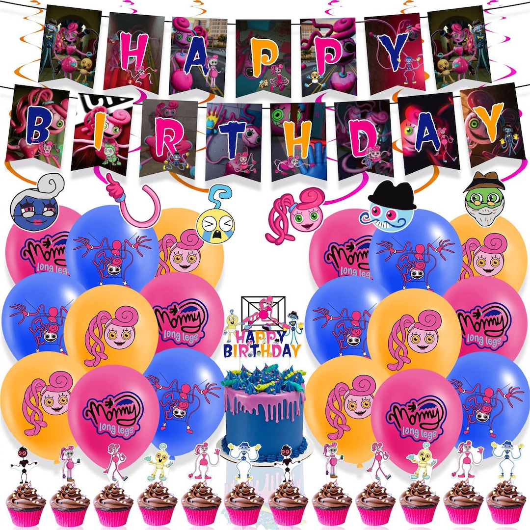 32/44pcs Long Legs Mom Theme Birthday Party Decorations - Etsy