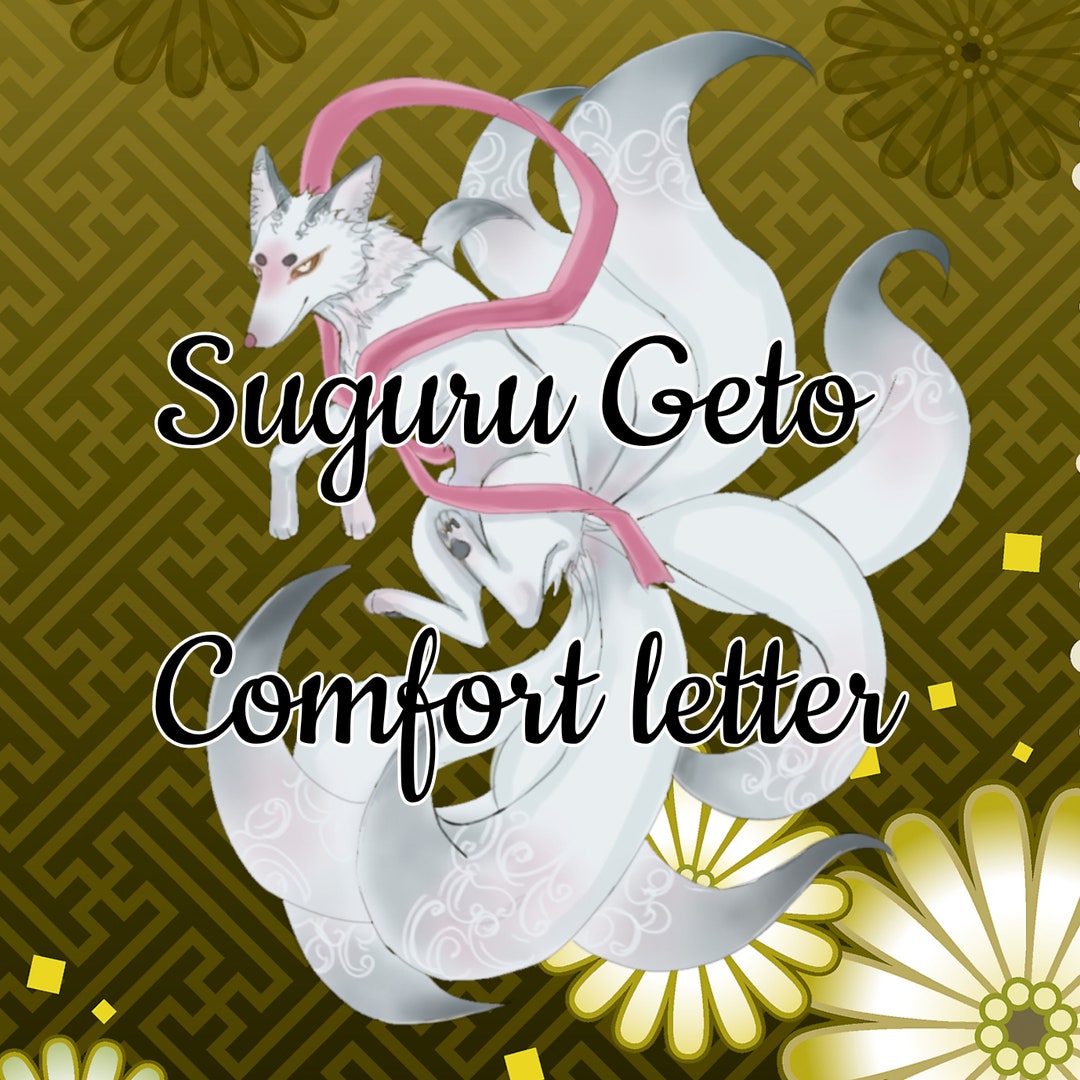 Comfort Letter From Suguru Geto - Etsy