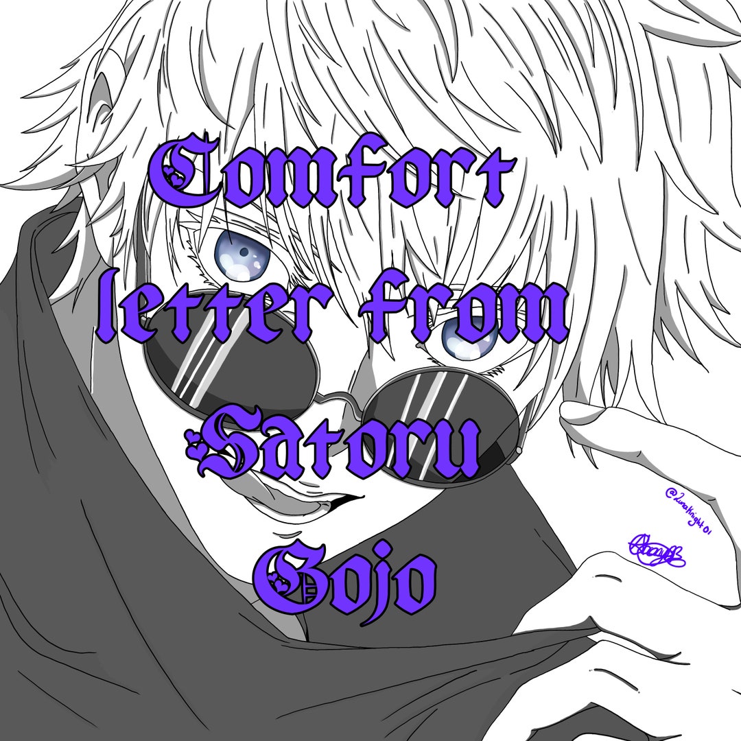 Comfort Letter From Satoru Gojo - Etsy