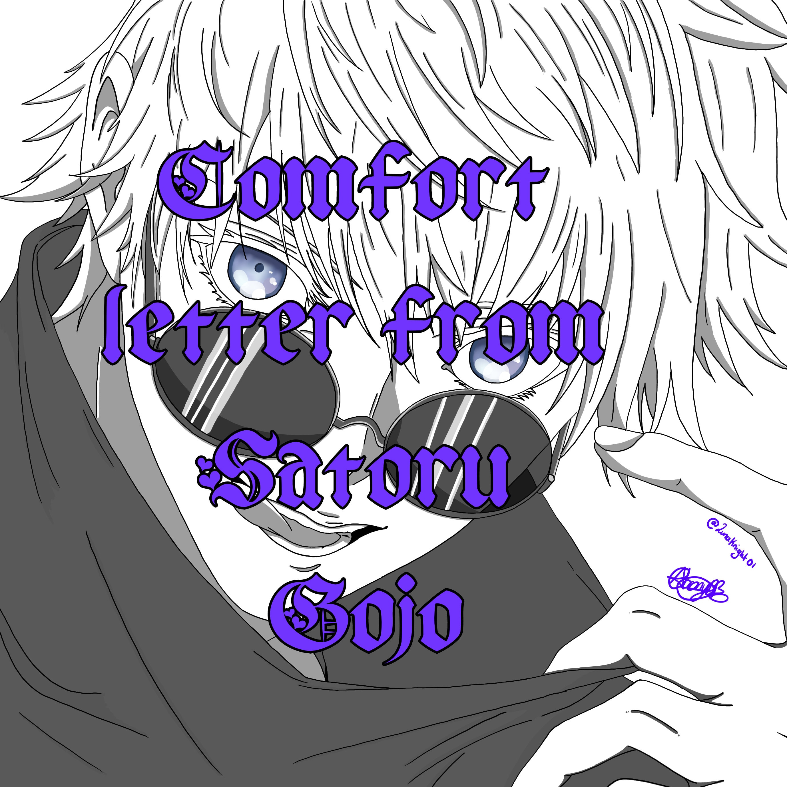 Comfort Letter From Satoru Gojo - Etsy