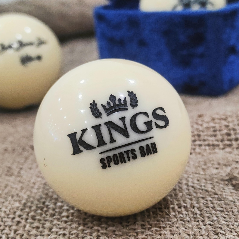 Personalized Engraved Cue Ball | Custom Billiards Ball Gift for Dad ...