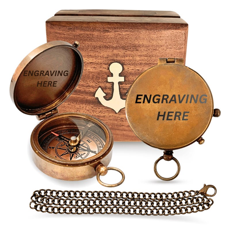 Marine Desk Compass - Etsy