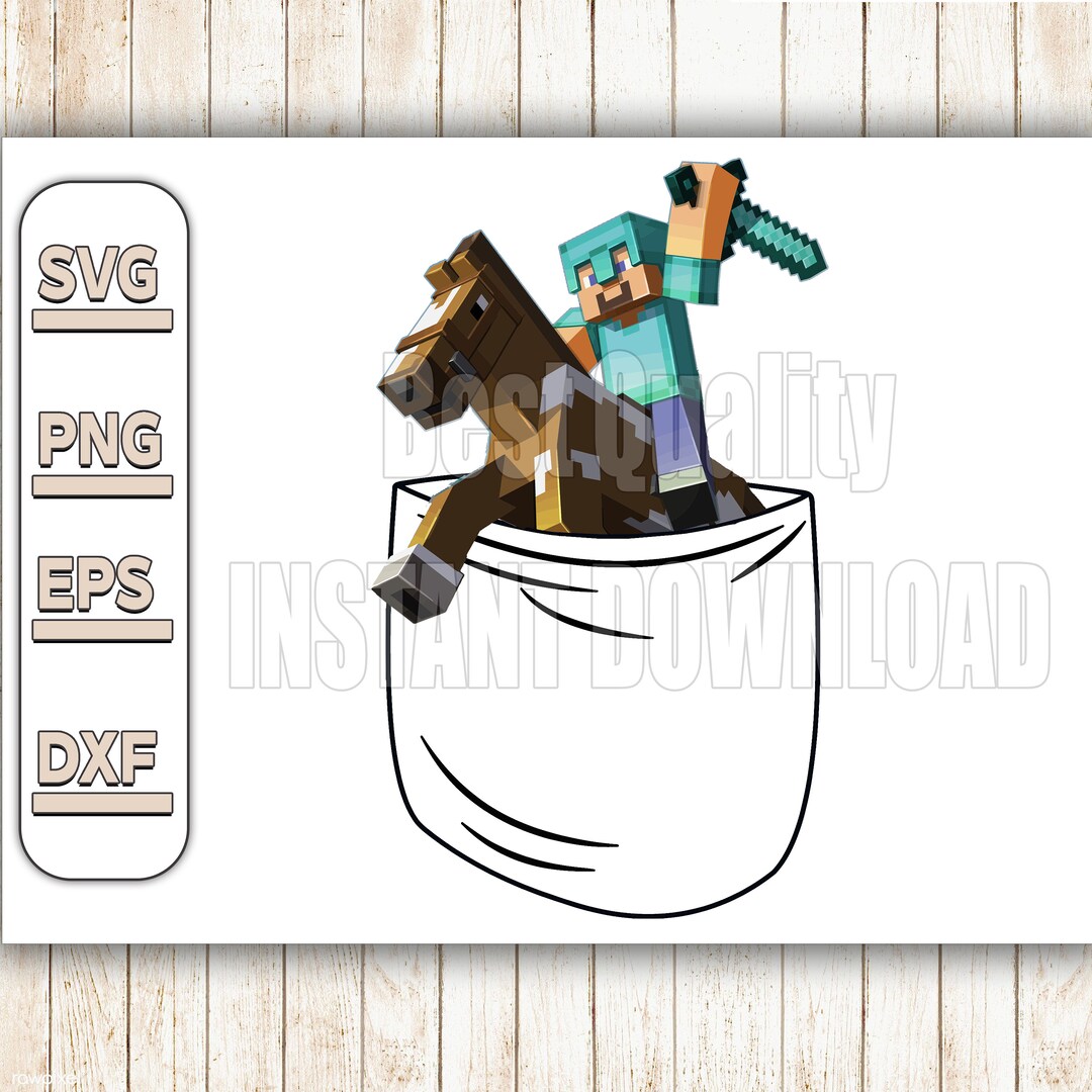 Minecraft SVG Png Mine Game Svg Cricut Silhouette Cut - Etsy