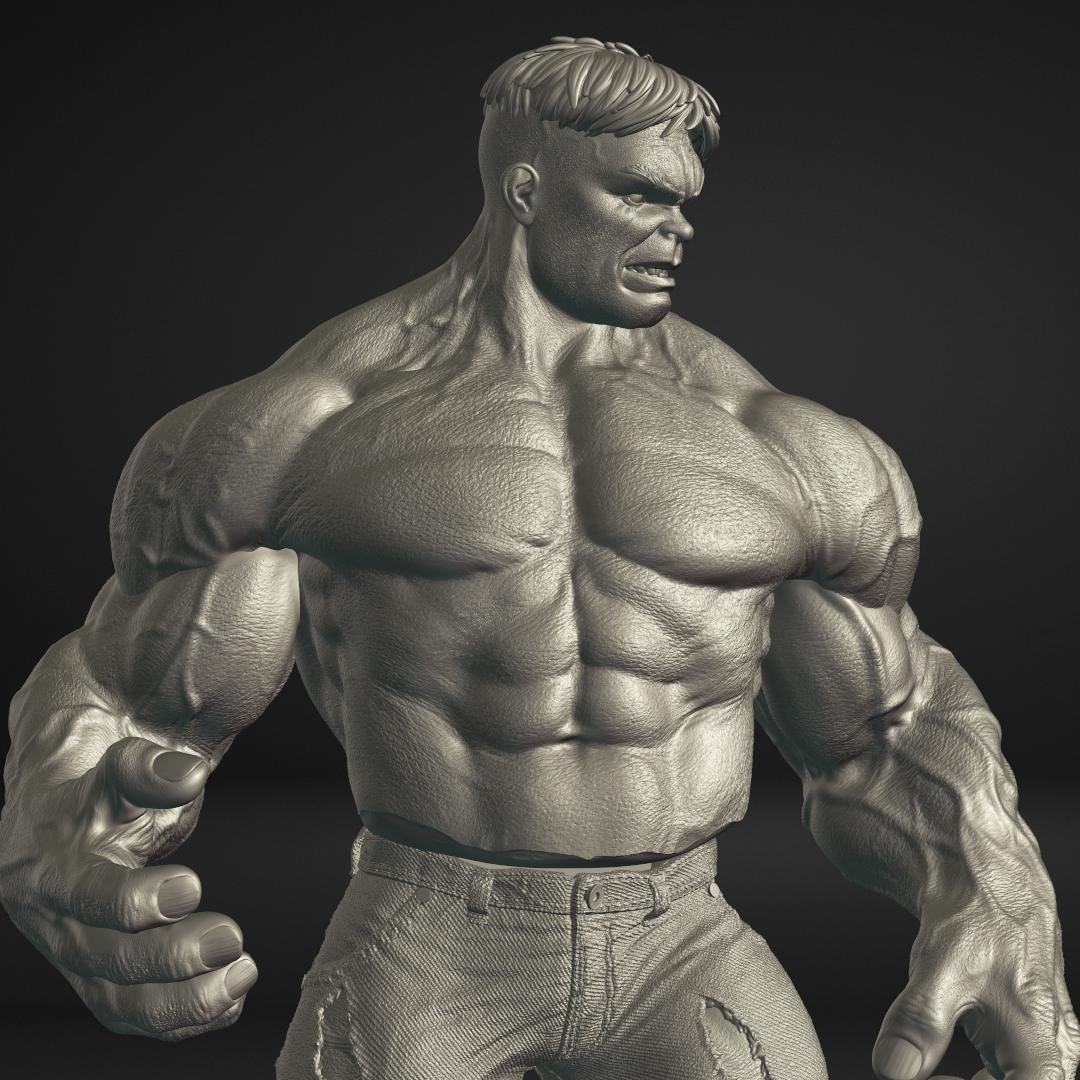 Marvel Hulk STL File, 3D Digital Printing STL File for 3D Printers ...