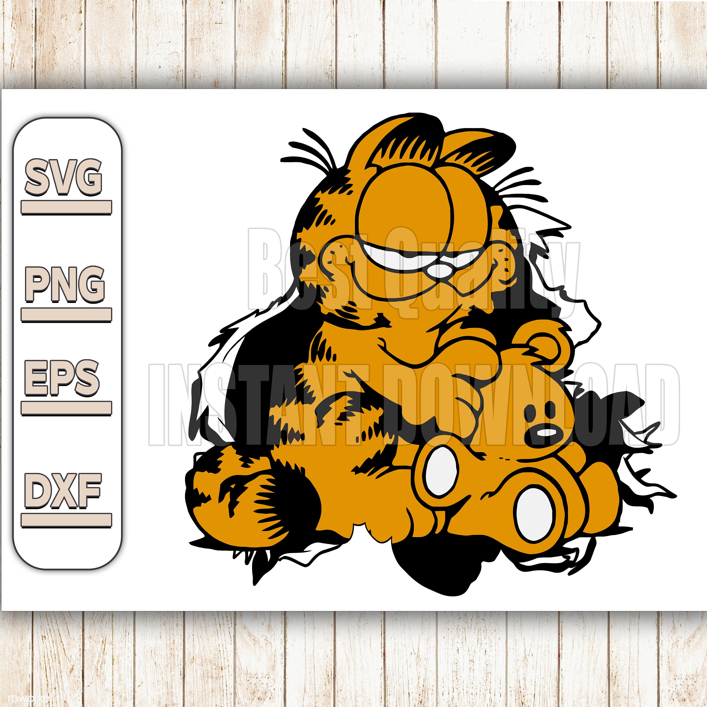 Garfield Sleeping Png