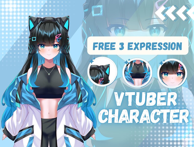 Vtuber Model Male Vtuber Model Vtuber Commission Vtuber - Etsy México