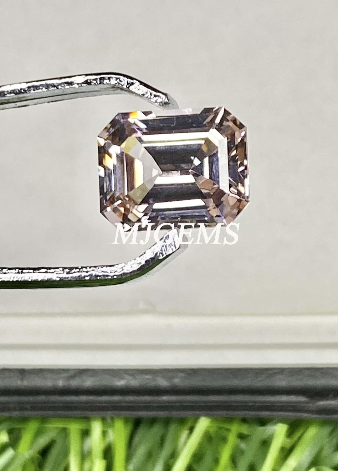 Lab Grown YAG Garnet: Rectangle Gemstone, 8x10mm - Etsy
