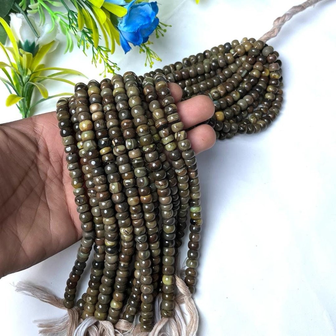 Very!!beautiful Brown Opal, Opal Beads, Opal Smooth Rondelle Beads ...