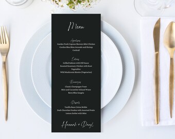 Black Wedding Welcome Sign Template, Modern Minimalist Welcome Sign ...