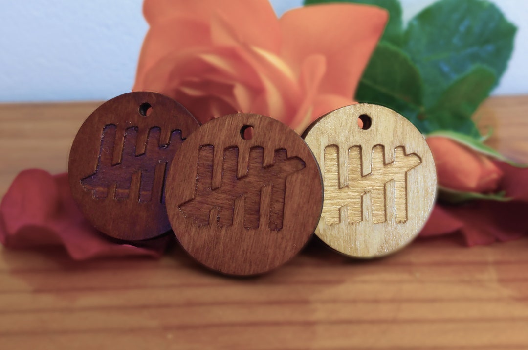 Five Year Anniversary Gift Wooden 5 Year Anniversary Key Ring - Etsy
