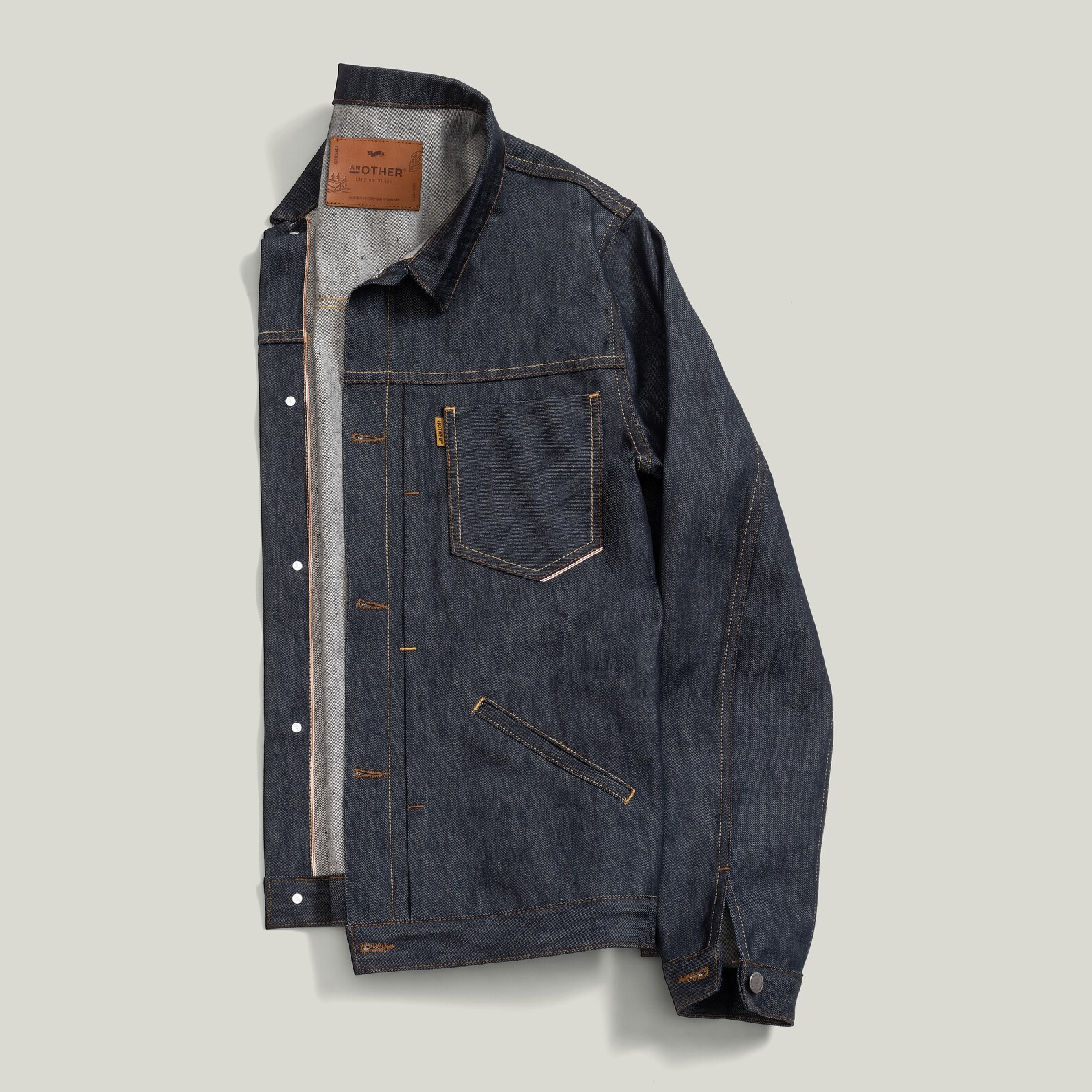 Career Builder's Raw Selvedge Denim Regular Worker Ceket, Tailor Made ...