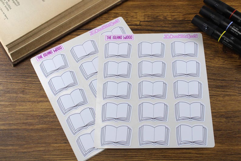 Reading Tracker Stickers | Bookshelf Stickers - Etsy