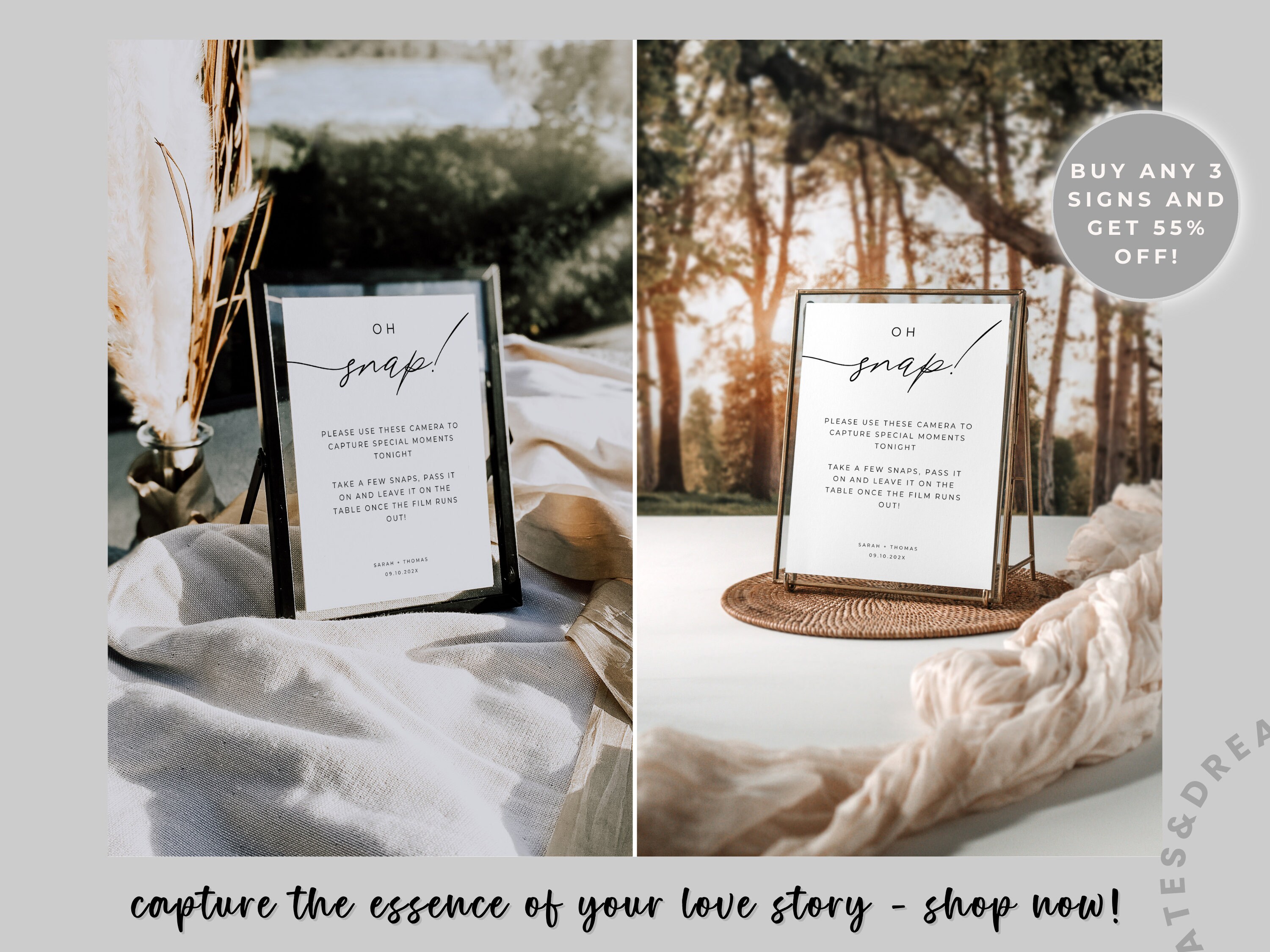 Disposable Camera Wedding Sign, Wedding Disposable Camera Sign, Photo ...