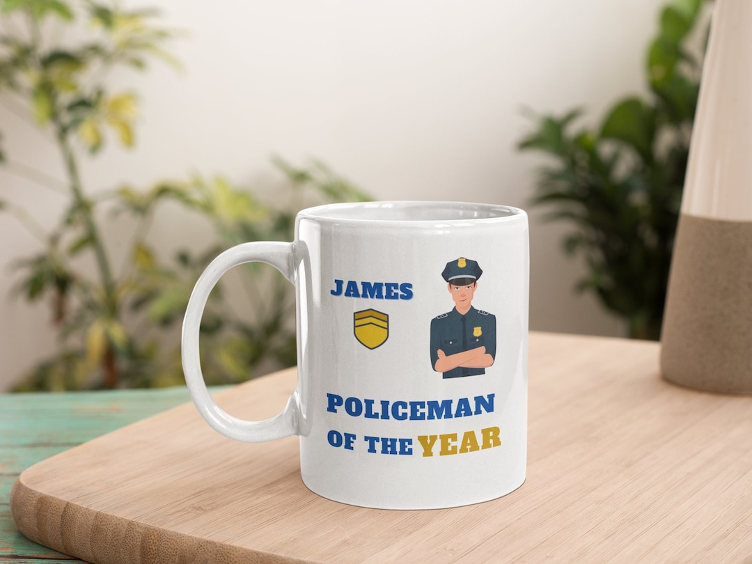 Personalized Police Mug Custom Policeman Mug Police Officer Gifts Gift ...