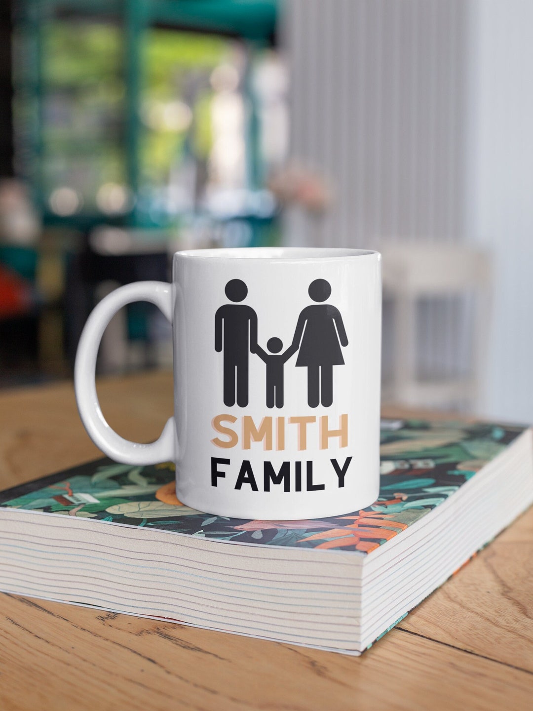 Personalized Family Mug Custom Family Gift Family Coffee Mug Minimal ...