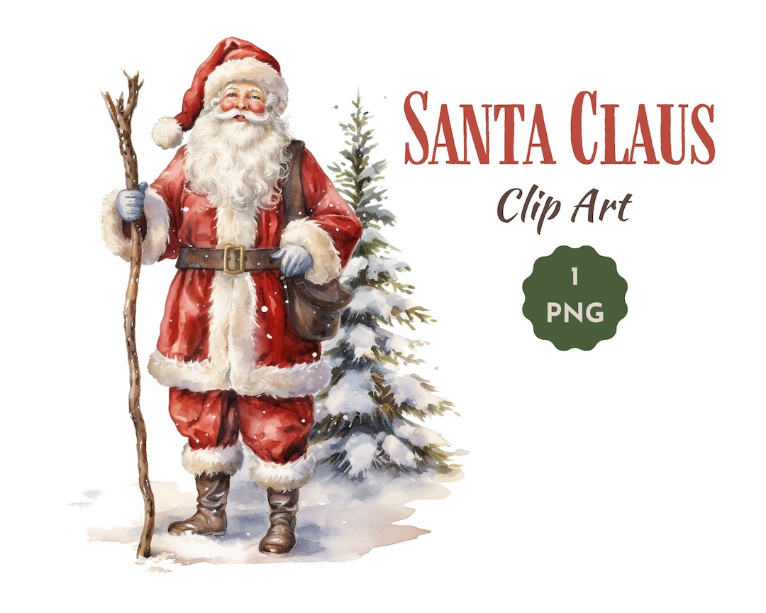 Santa Claus PNG, Santa Clipart, Christmas Clip Art, Santa PNG, Winter ...