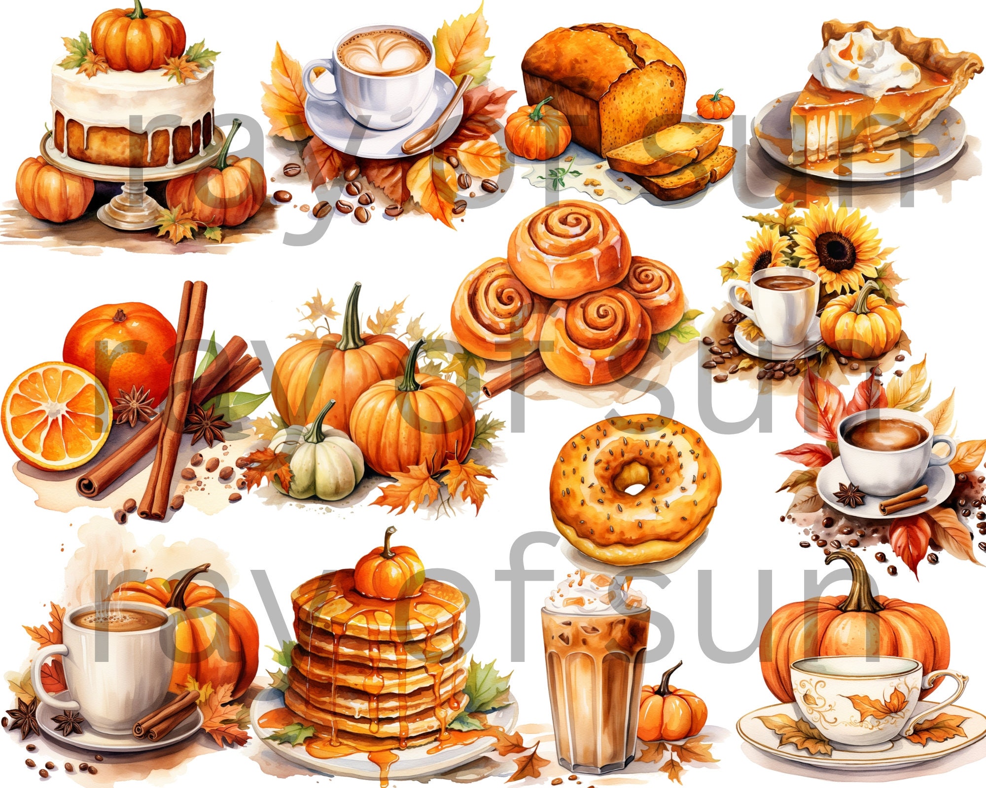 Pumpkin Spice PNG, Pumpkin Clipart, Autumn Fall Clip Art, Pumpkin PNG ...