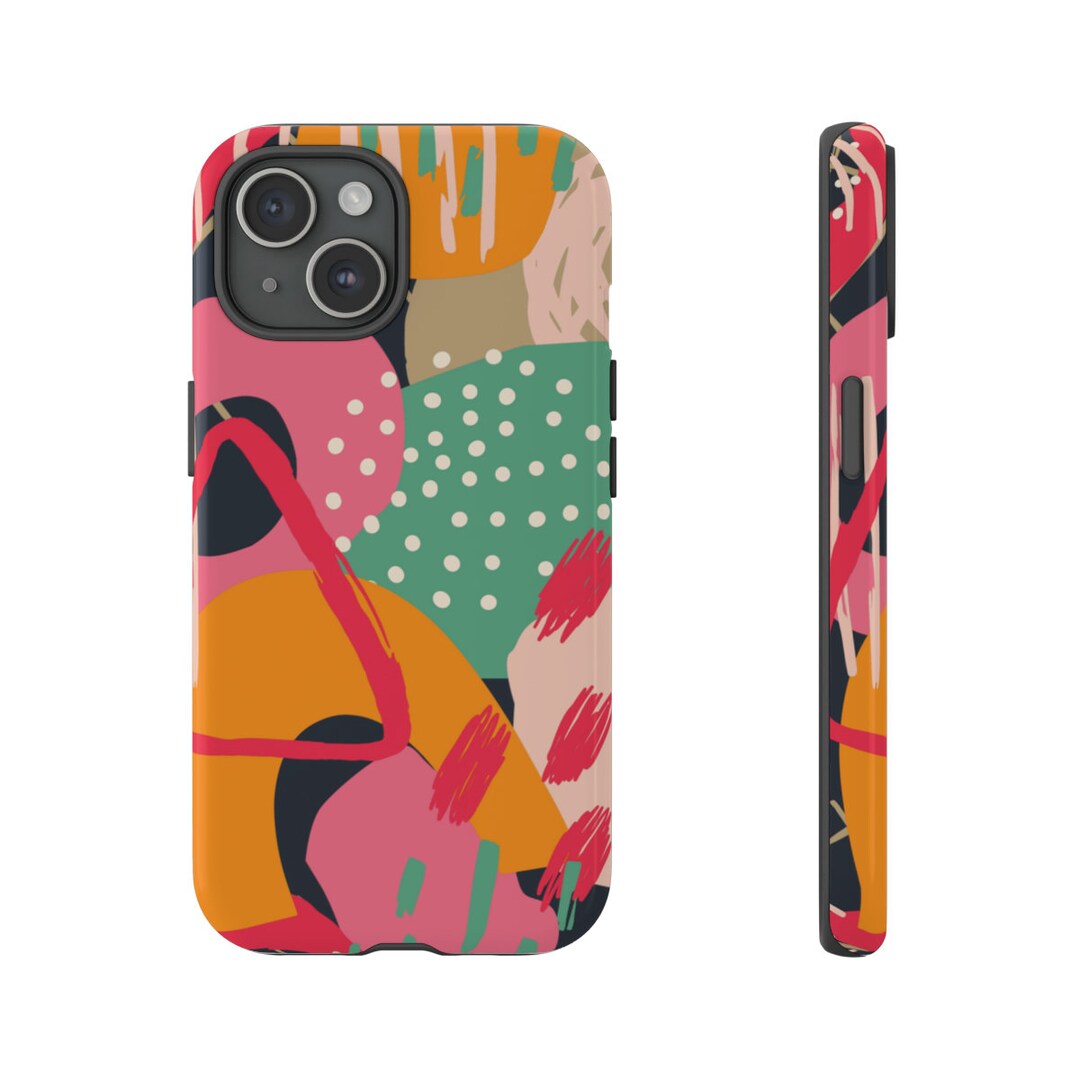Artistic Abstract Patchwork Seamless Design Tough Phone Case Iphone ...
