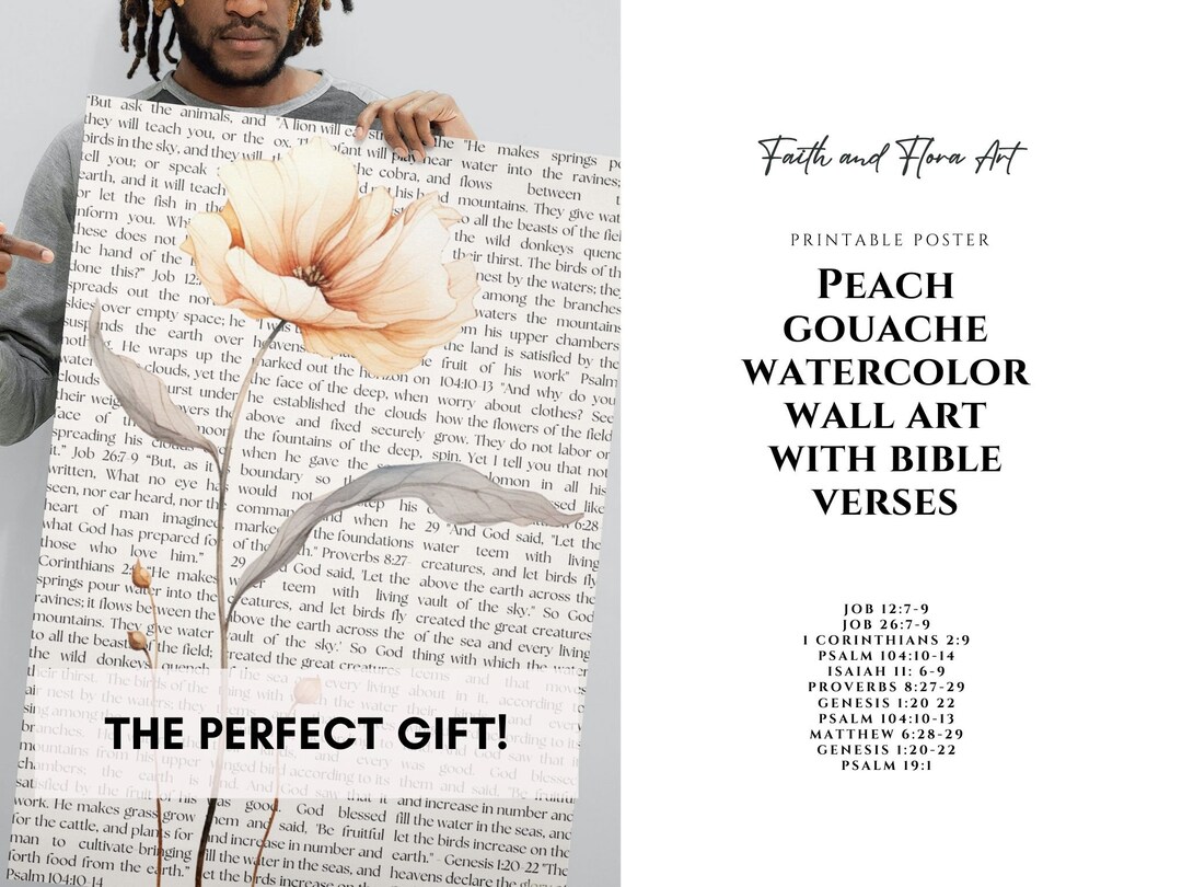 Christian Wall Art Bible Jesus Bible Scripture Digital Printable Verses ...