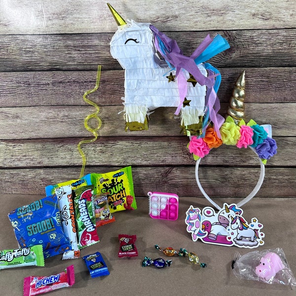 Mini Unicorn Pinata - Etsy