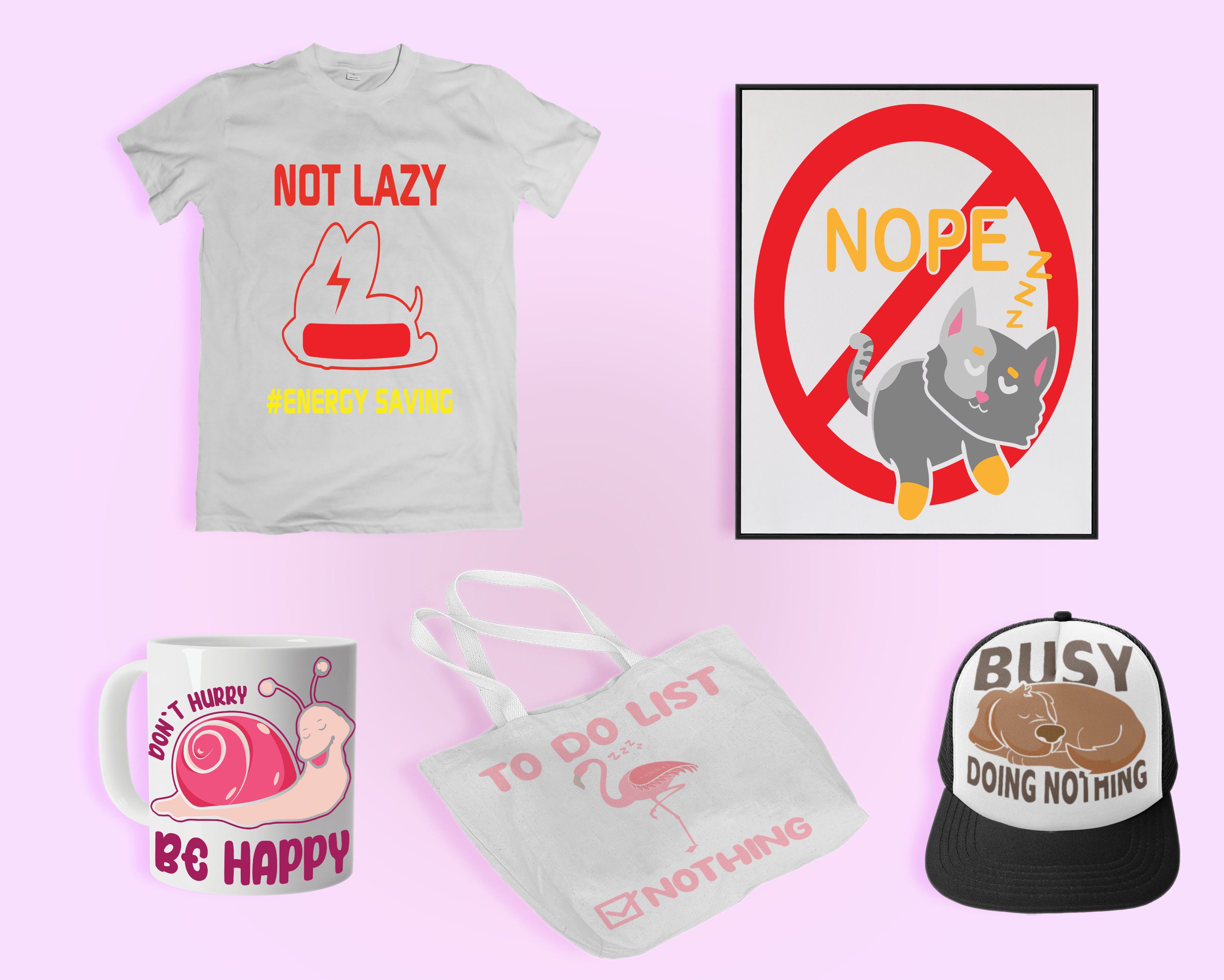 Lazy SVG Bundle, SVG Files for Cricut, Digital Download, Cricut Cutting ...