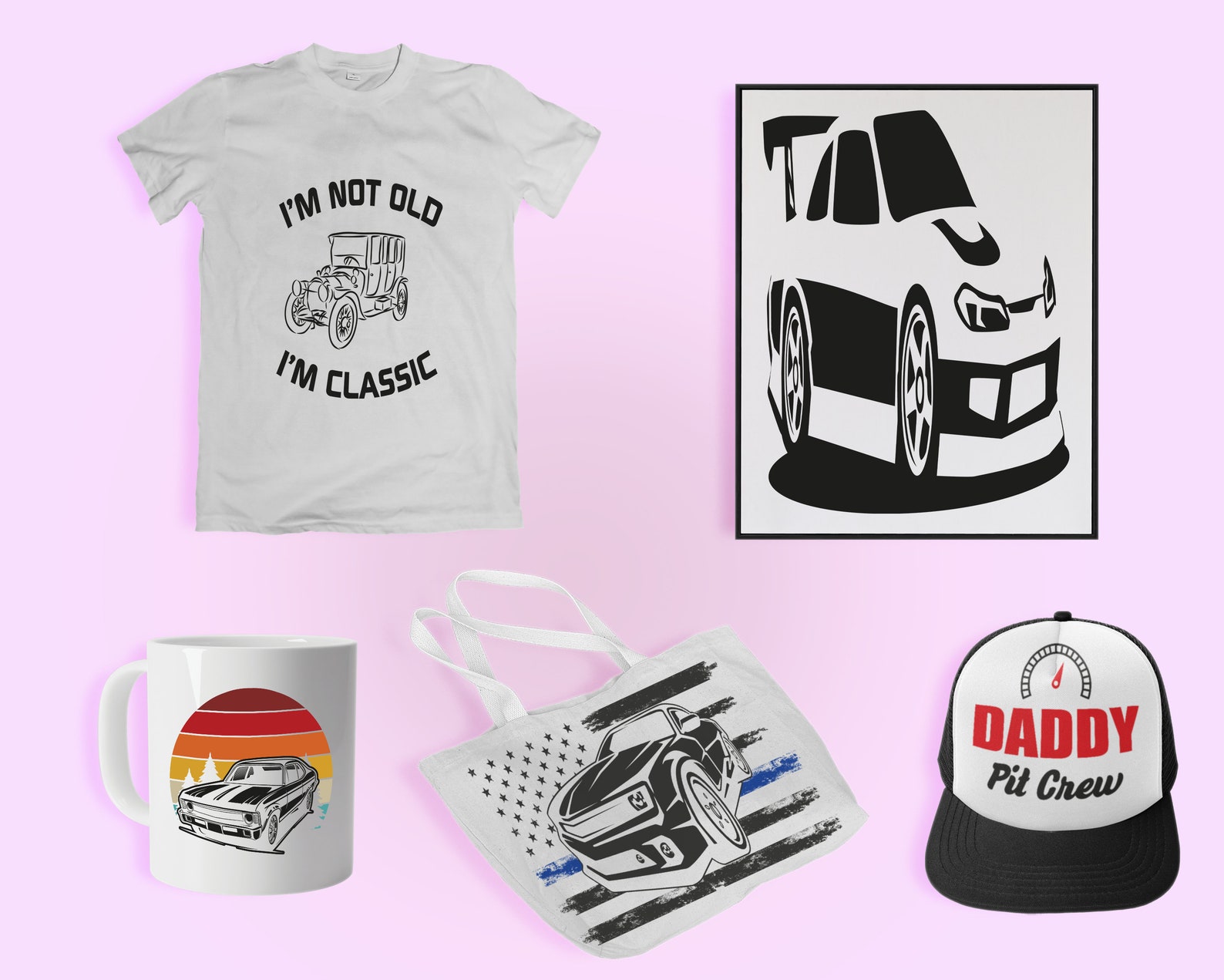 Car SVG Bundle, Digital Download, SVG Files for Cricut, Car PNG, 100 ...