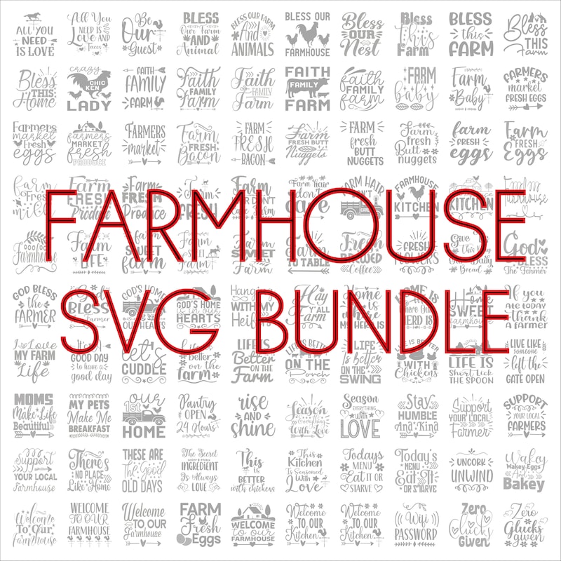 Farmhouse Svg - Etsy