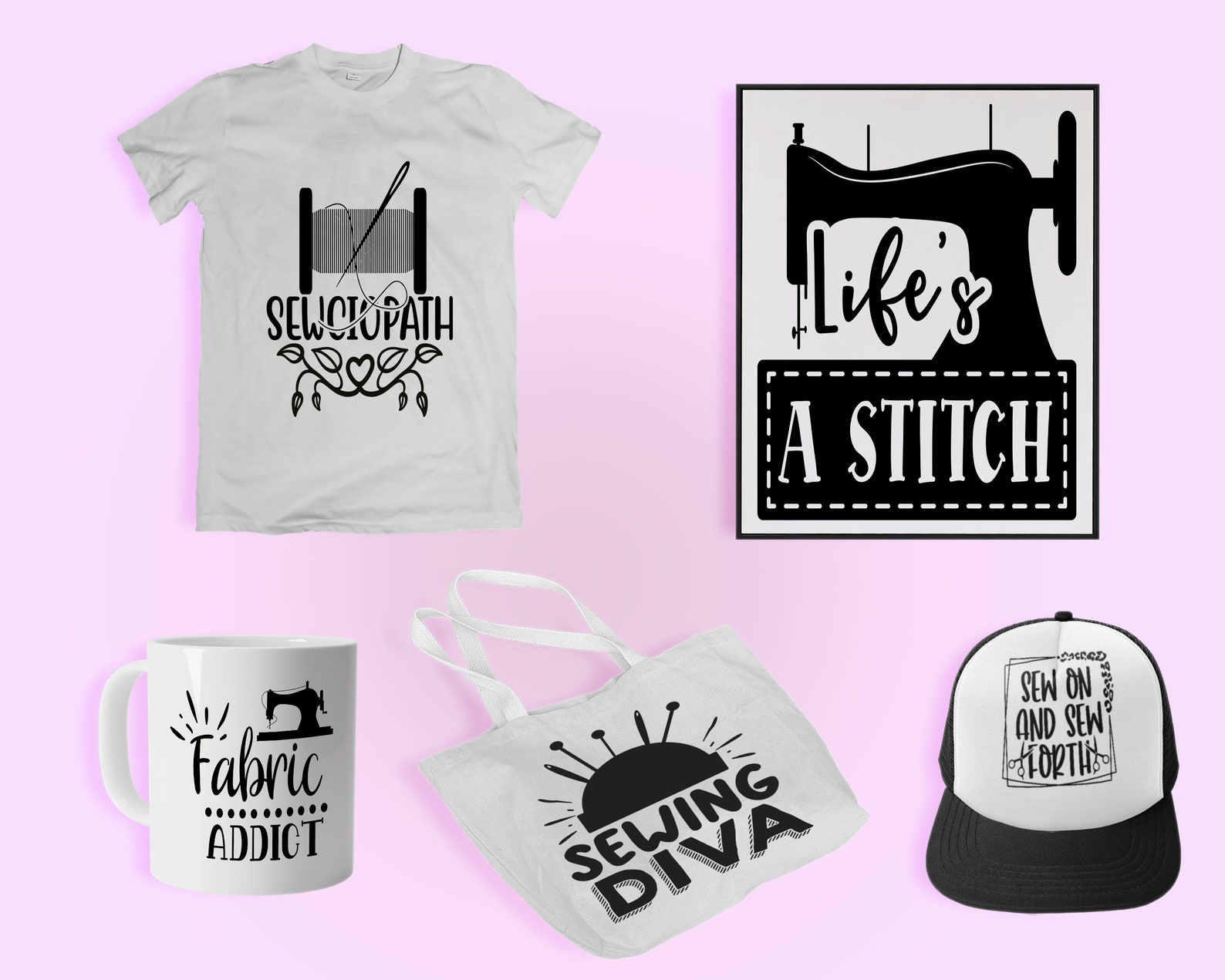 Sewing SVG Bundle, SVG Files for Cricut, Instant Download, 100 Sewing ...