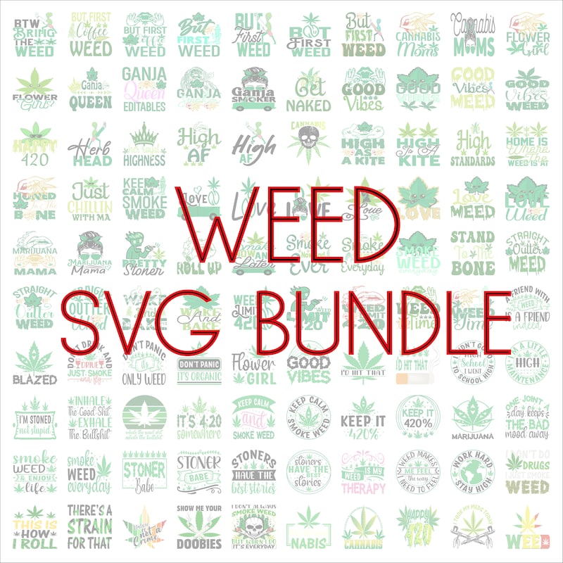 Weed Svg - Etsy