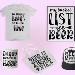 Beer SVG Bundle, Beer PNG, Digital Download, SVG Files for Cricut, 100 ...