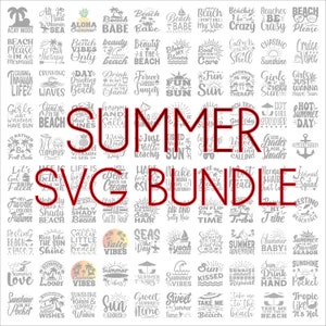 Summer SVG Bundle, Summer PNG, SVG Files for Cricut, Digital Download ...
