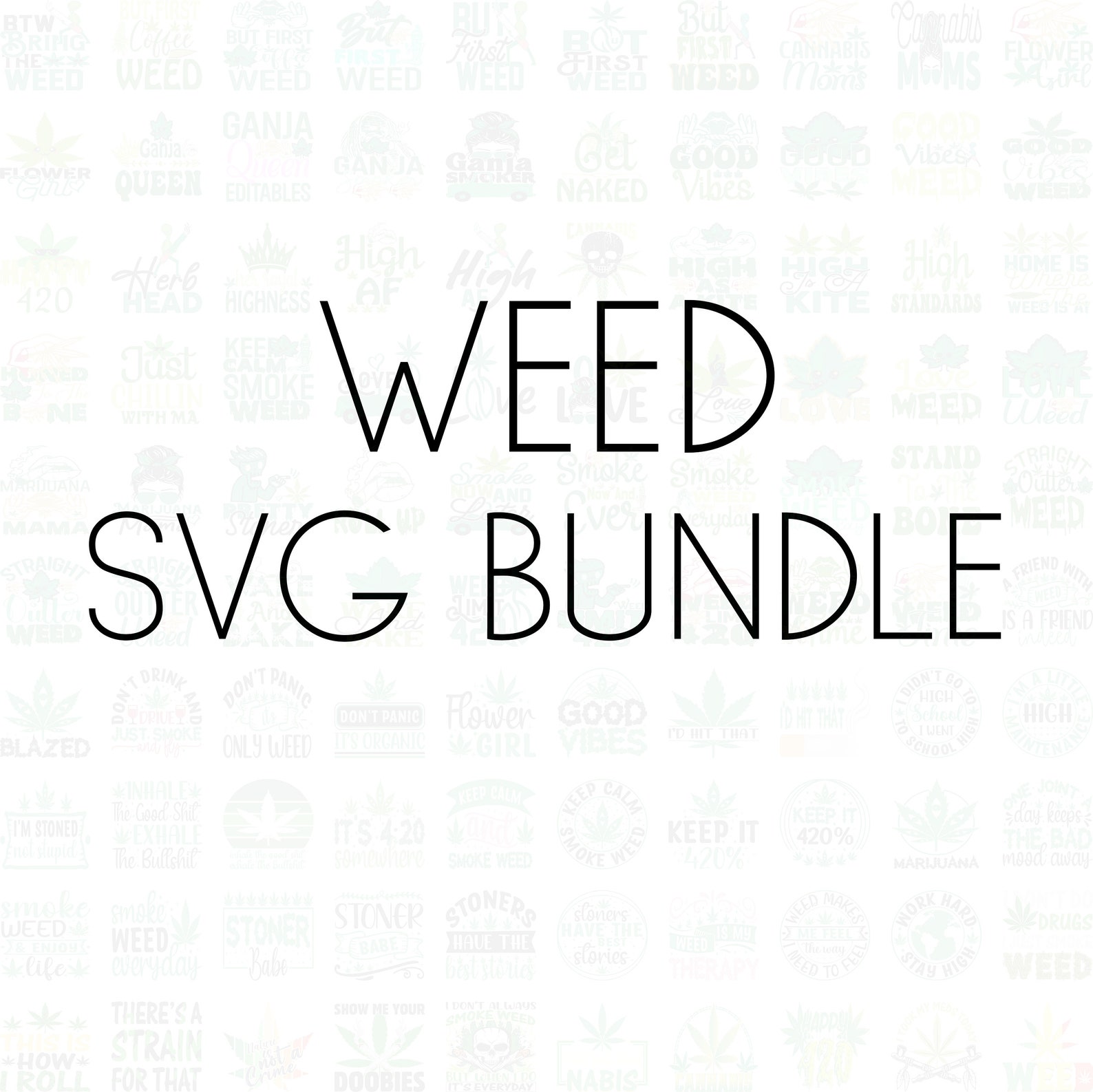Weed SVG Bundle SVG Files for Cricut Digital Download 100 - Etsy