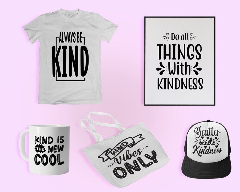 Kindness SVG Bundle, Digital Download, SVG Files for Cricut, Kindness ...