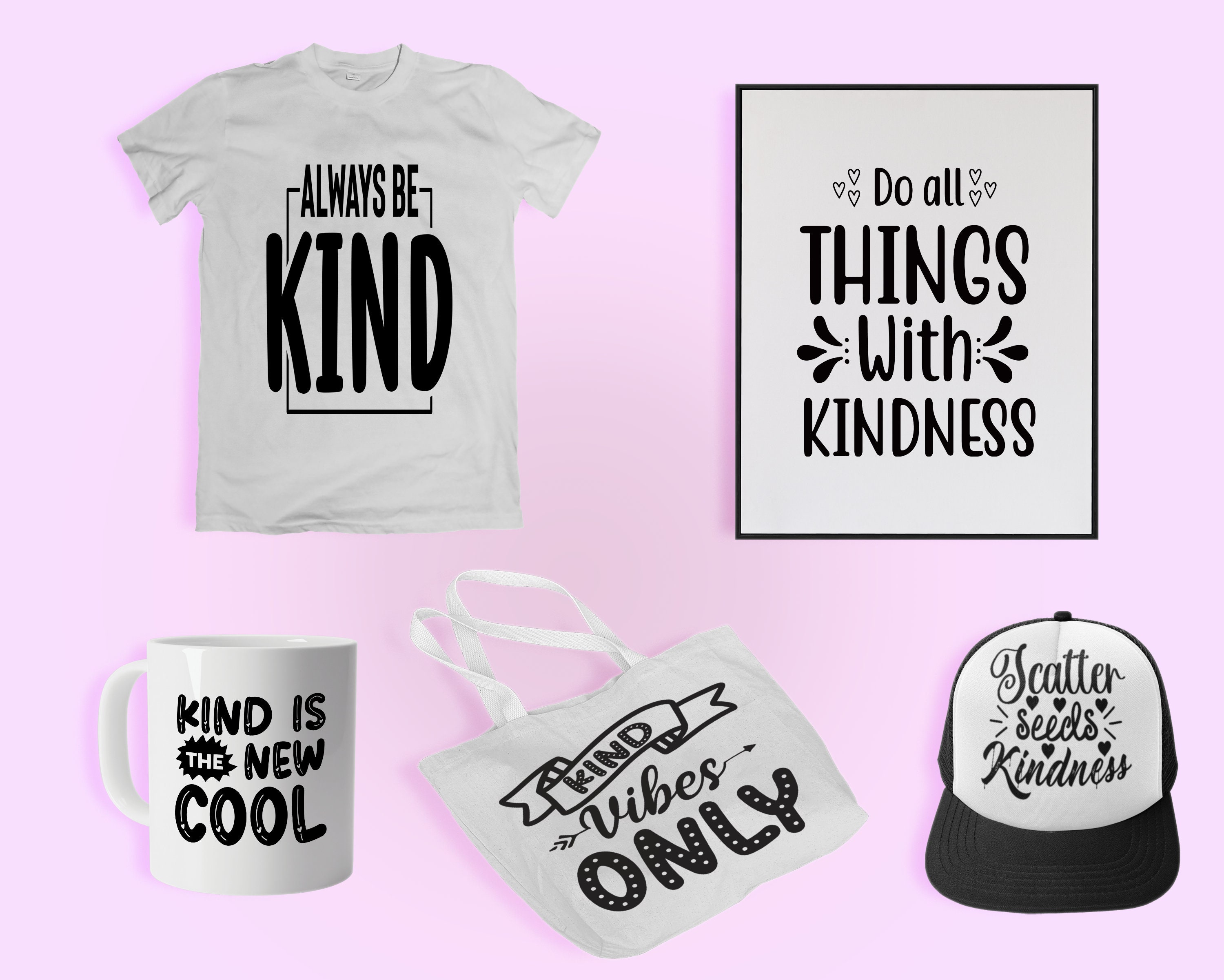 Kindness SVG Bundle, Digital Download, SVG Files for Cricut, Kindness ...
