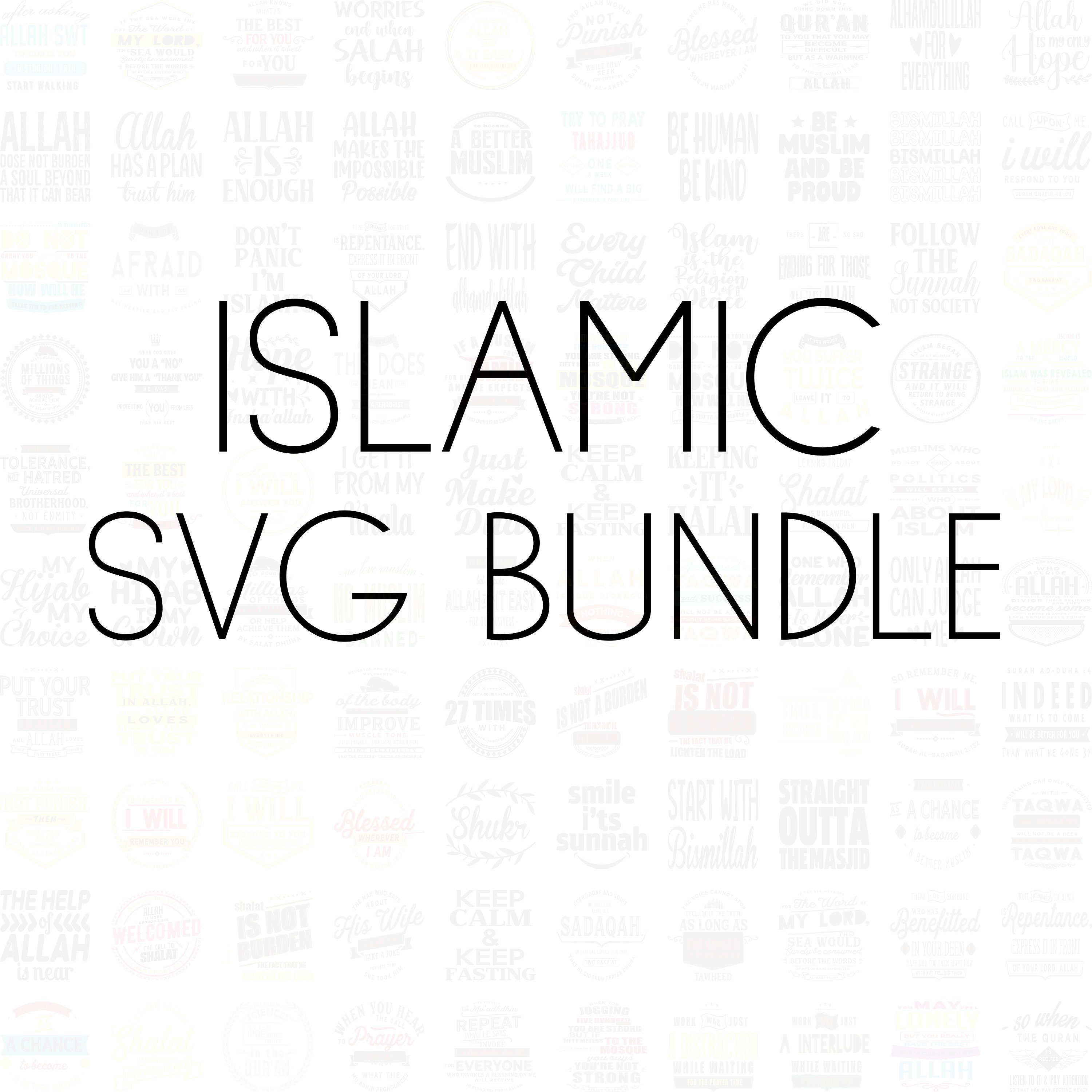 Islamic SVG Bundle SVG Files for Cricut Digital Download - Etsy UK