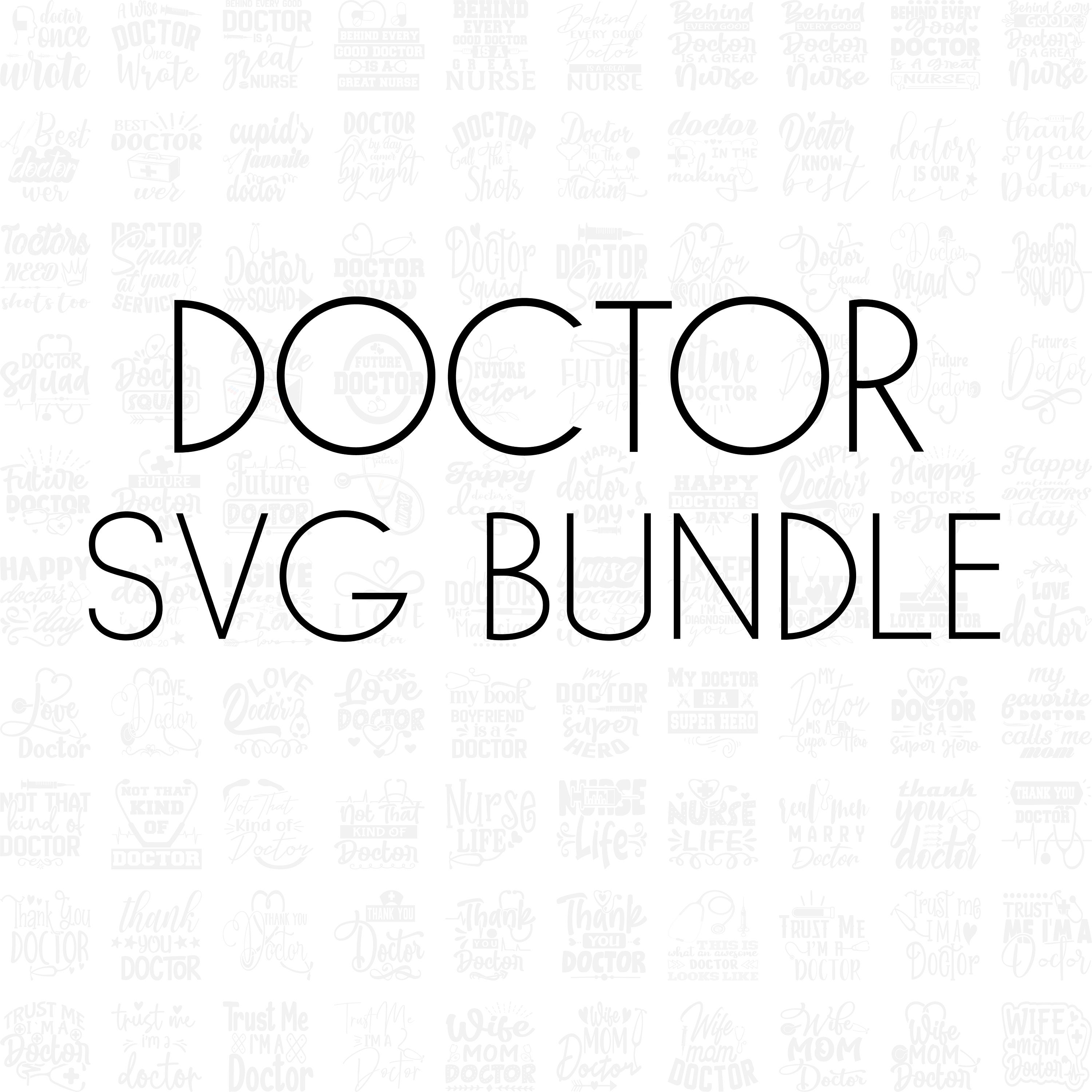 Doctor SVG Bundle SVG Files for Cricut Digital Download - Etsy Australia
