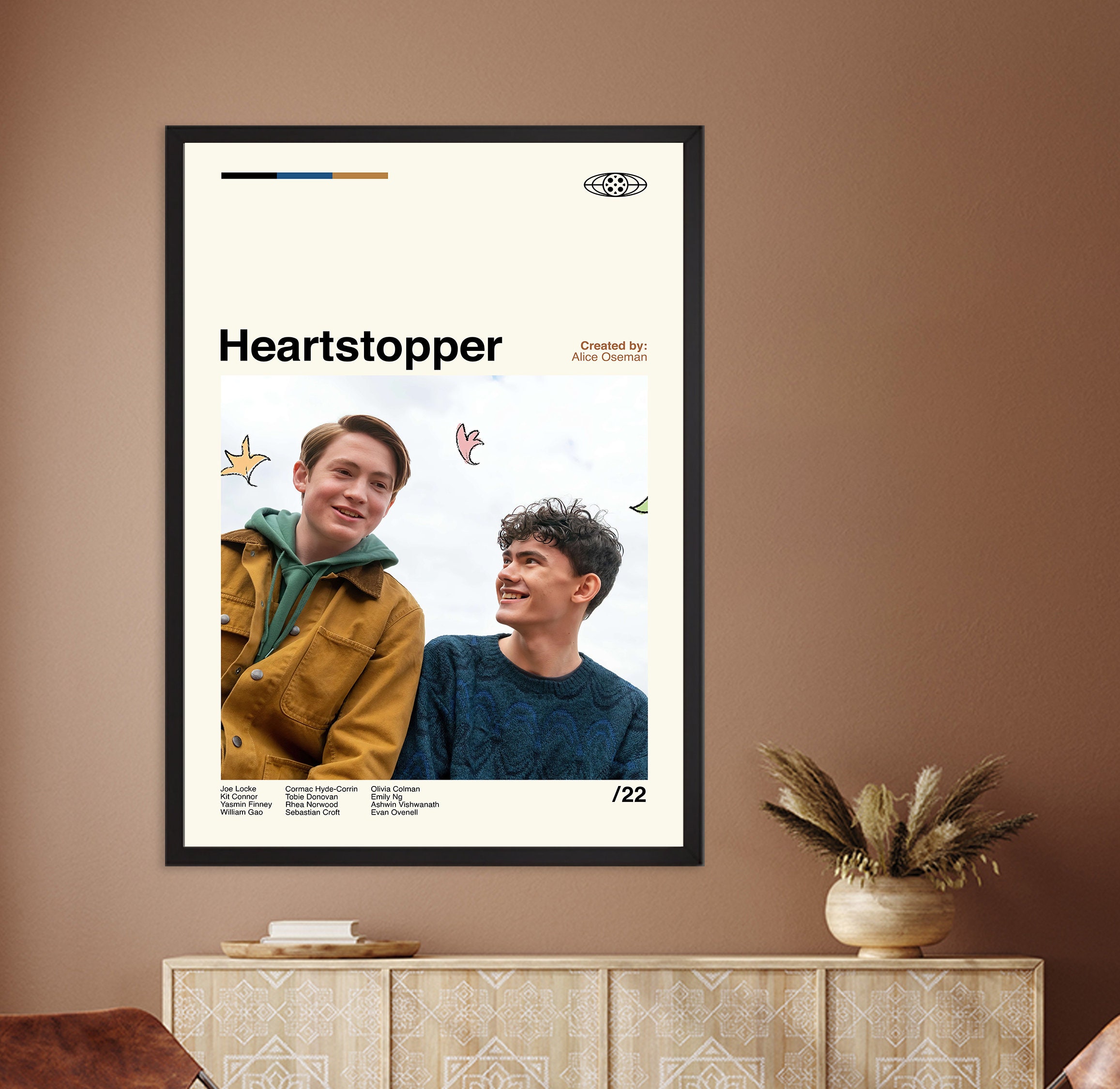 Heartstopper Poster, Heartstopper Print, Minimalist Poster Designed ...