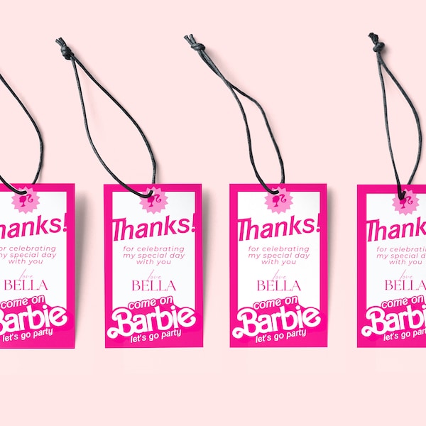 Barbie Thank You - Etsy
