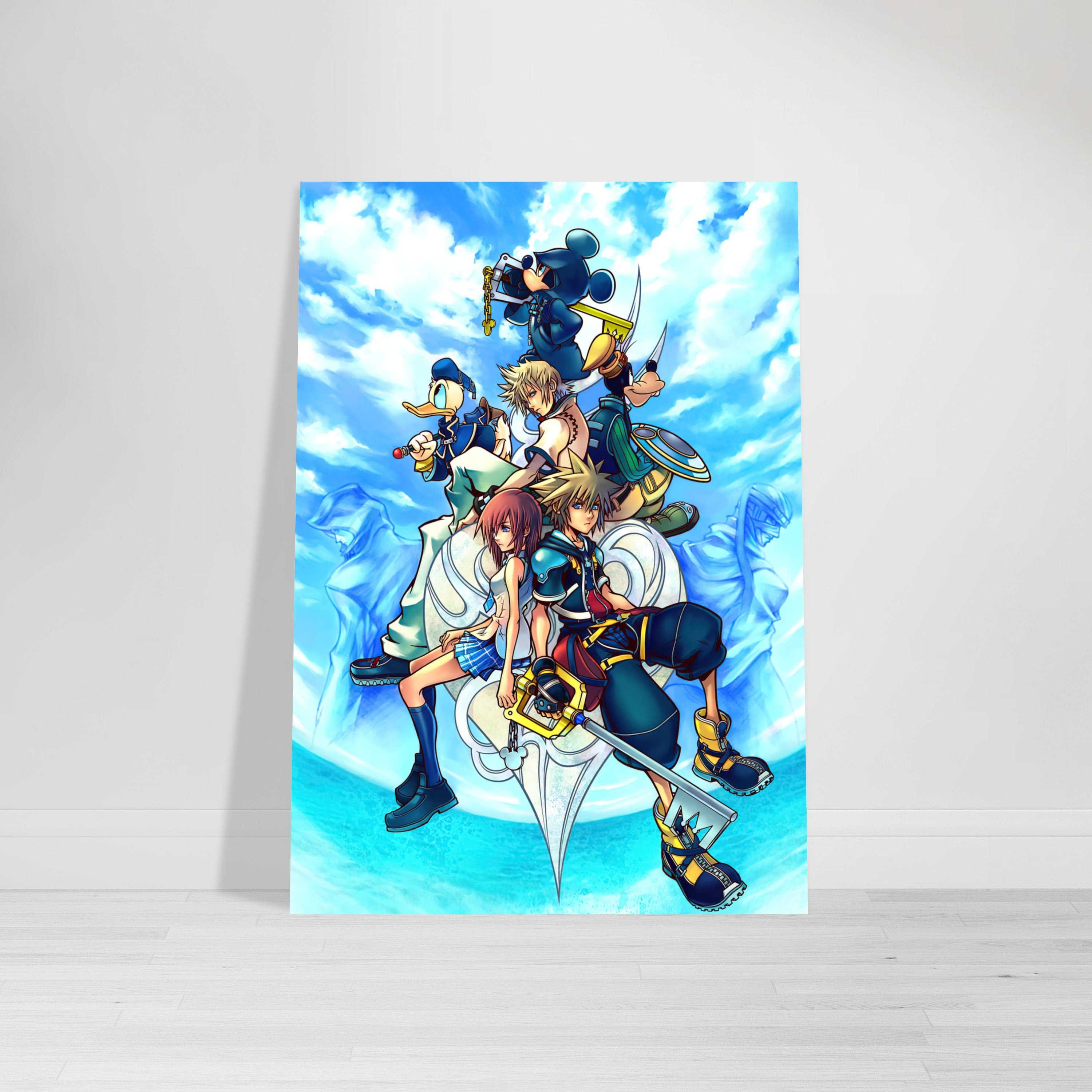 Kingdom Hearts 2 Wall Art Poster, Kingdom Hearts II, KH2, Gaming ...