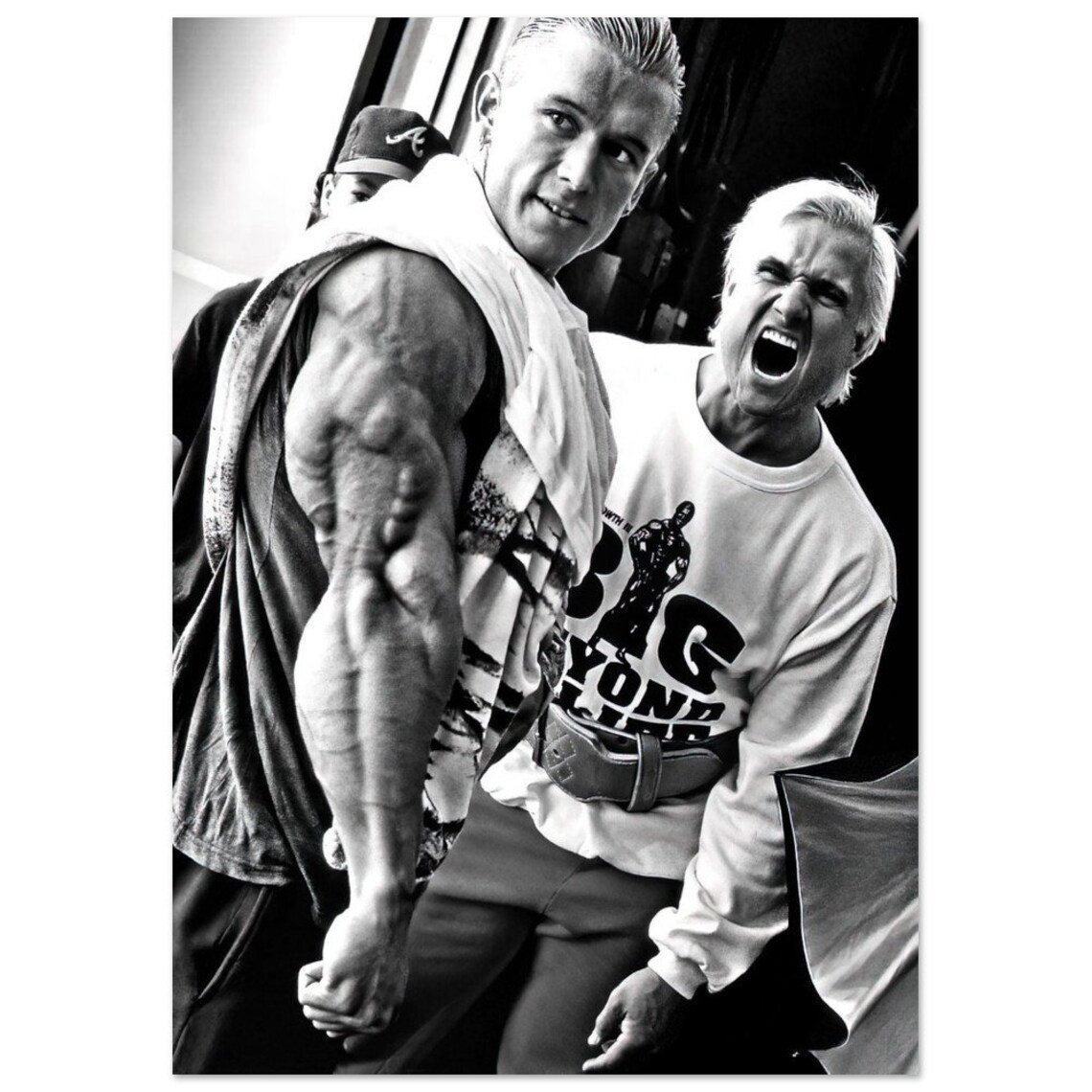 Lee Priest and Tom Platz Iconic Photo Wall Art Poster, Bodybuilding ...
