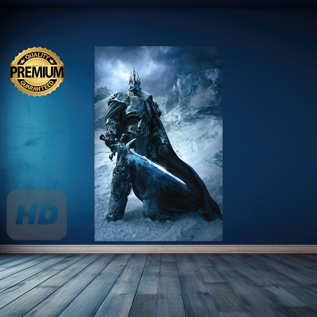 Wow Wraith of the Lich King Poster, World of Warcraft, Gaming, Wall ...