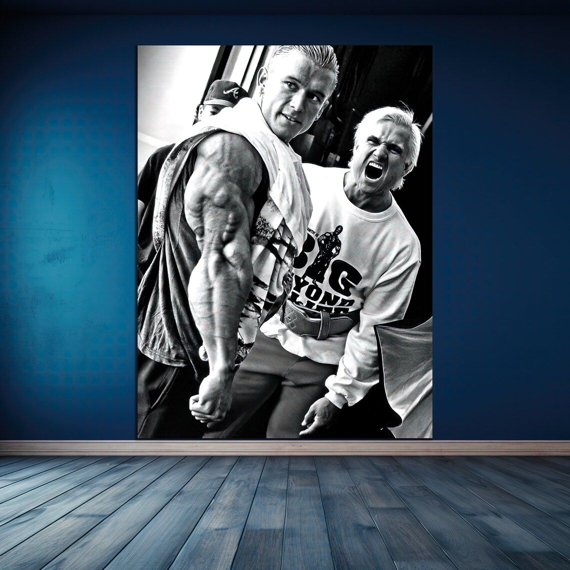 Lee Priest and Tom Platz Iconic Photo Wall Art Poster, Bodybuilding ...