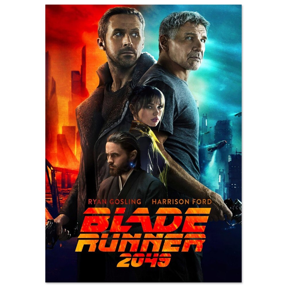 Blade Runner 2049 Movie Poster, Ryan Gosling, Blade Runner, Ana De ...