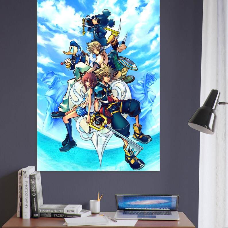 Kingdom Hearts 2 Wall Art Poster, Kingdom Hearts II, KH2, Gaming ...