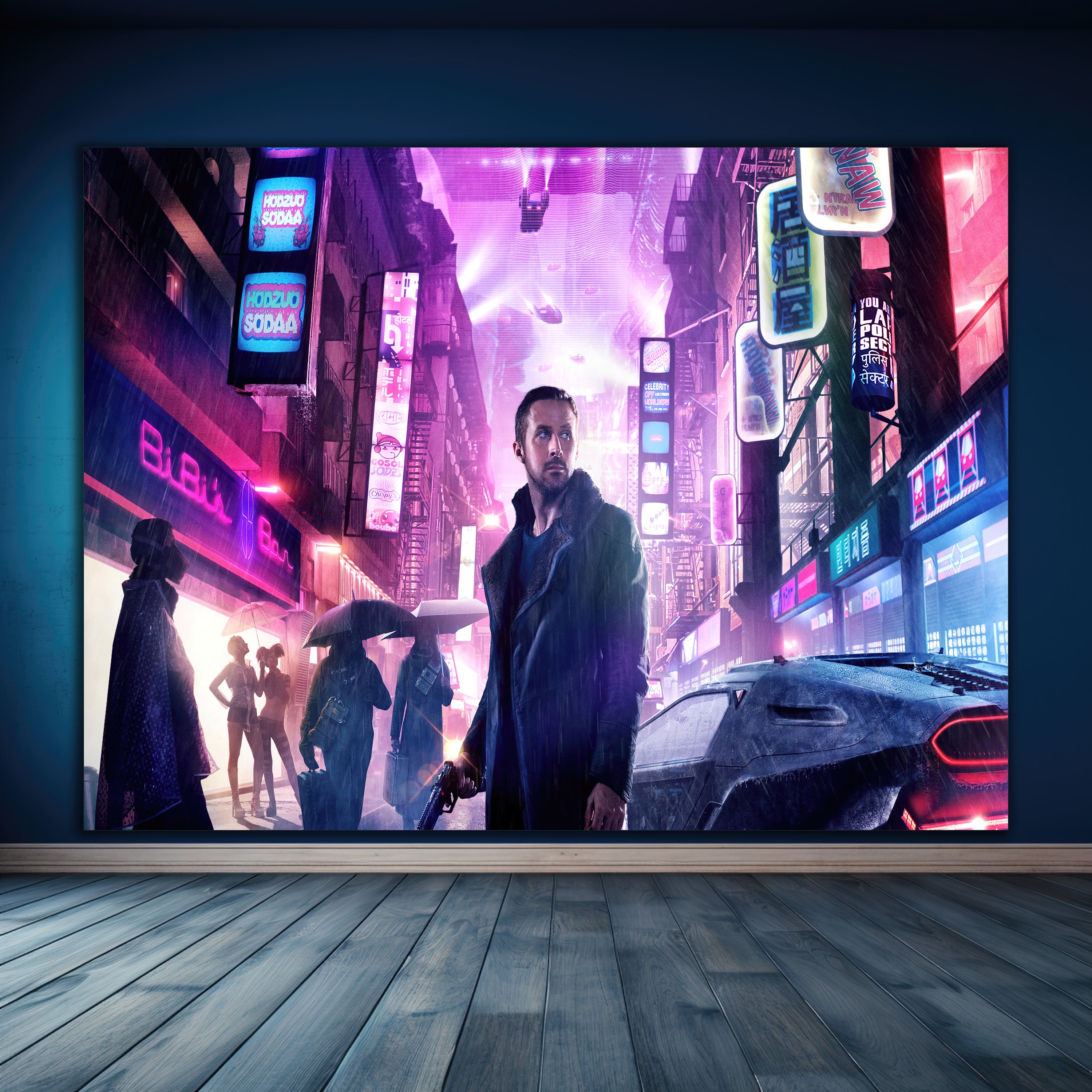 Blade Runner 2049 Wall Art Poster, Cyberpunk, Retro, Movie, Wall Art ...