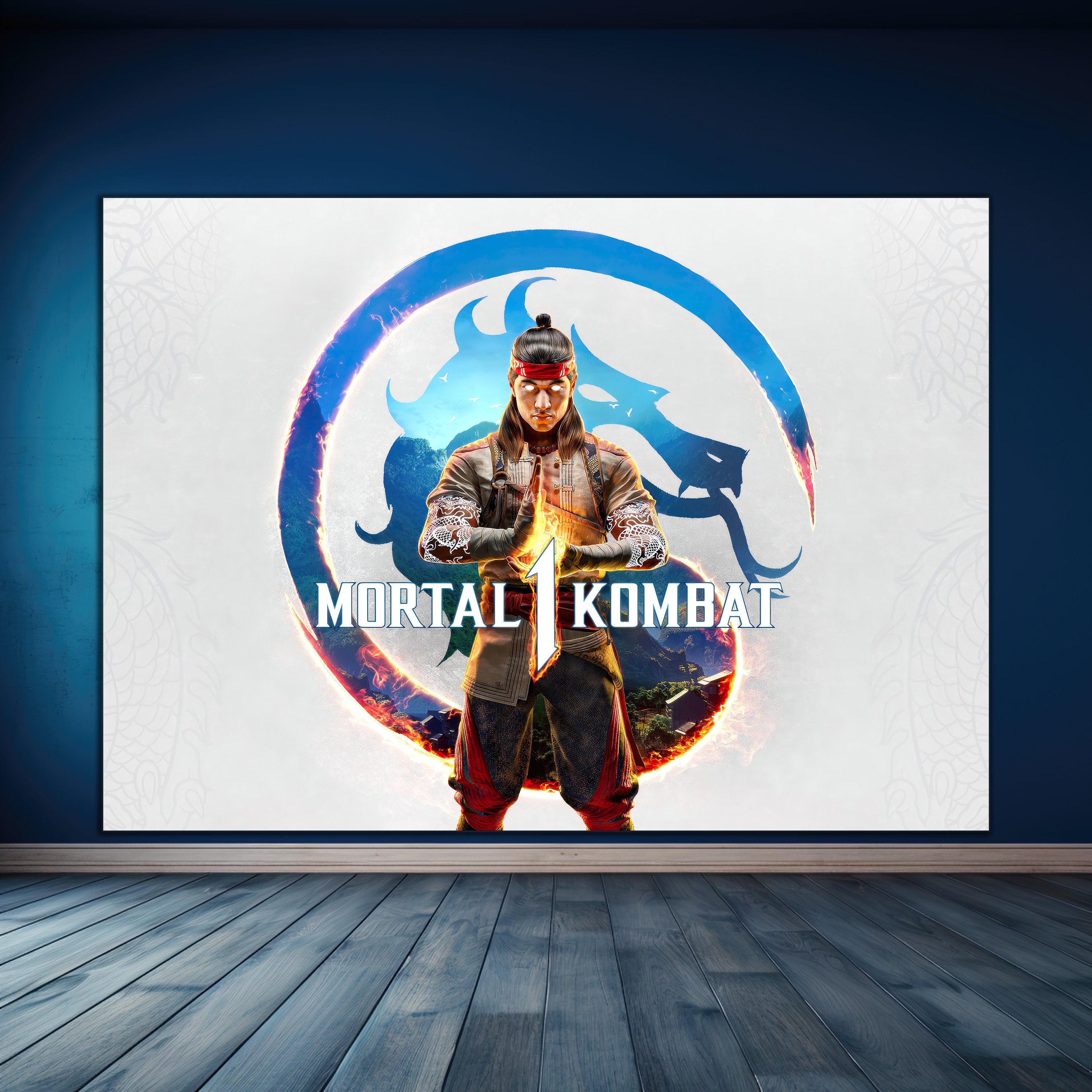 MORTAL KOMBAT 1 Poster, Wall Art, MK1, Mortal Kombat, Liu Kang, Poster ...